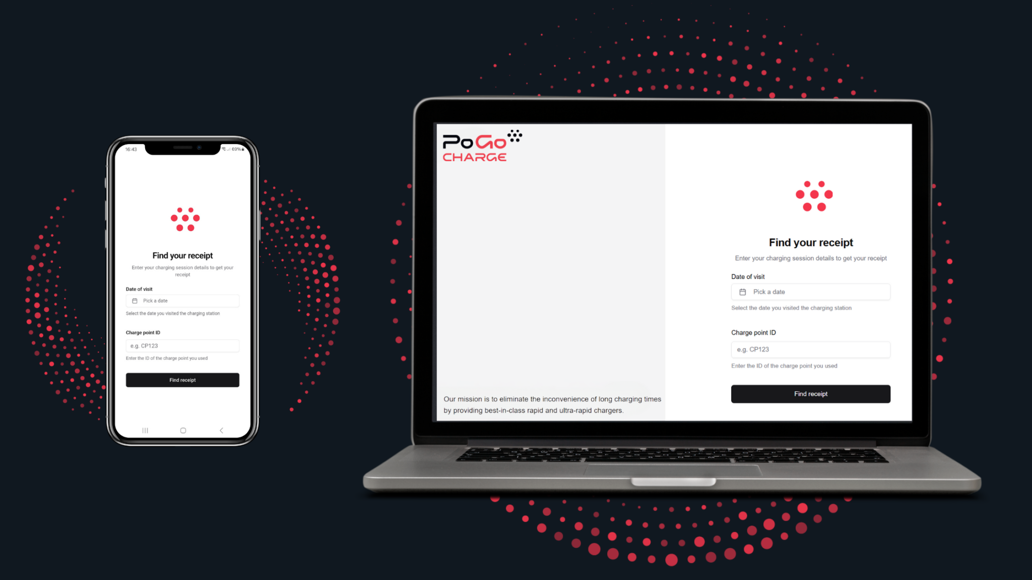 Receipt Generator - PoGo Charge